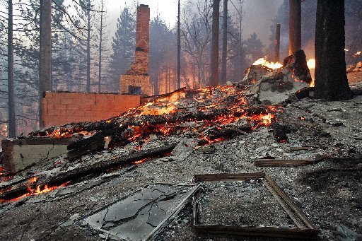 Crest Forest Fire San Bernardino County Firefighters